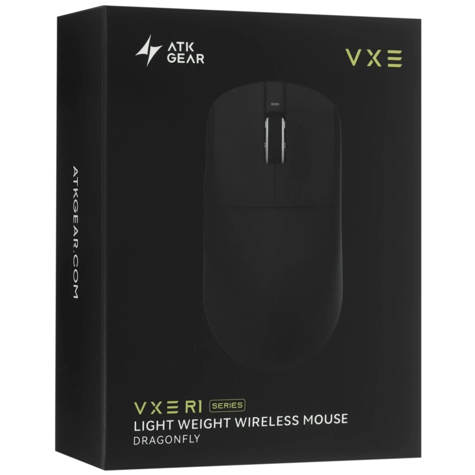 Мышь беспроводная/проводная VXE Dragonfly R1 [VXE-12020102] черный