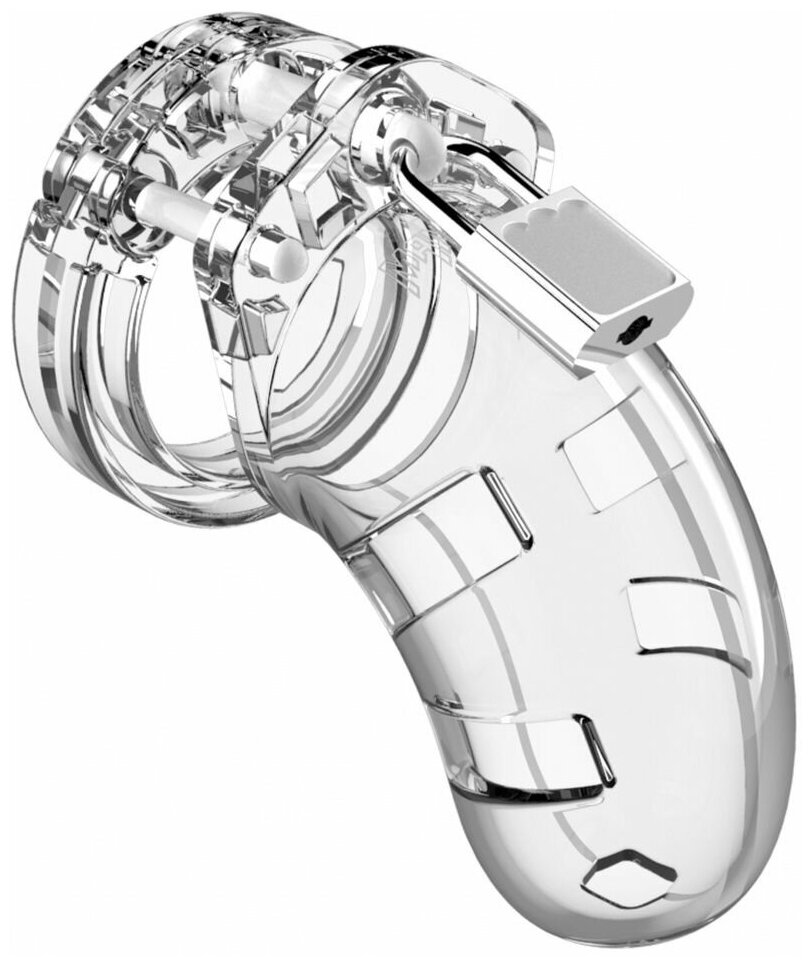 Мужской пояс верности ManCage Cock Cage 01, прозрачный