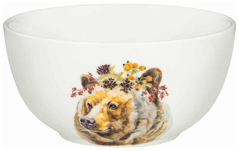 Салатник lefard лесная сказка медведь 15*7,6 см KSG-409-182