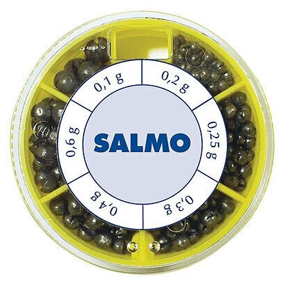 Набор грузил для поплавочной ловли Salmo дробинка 70г