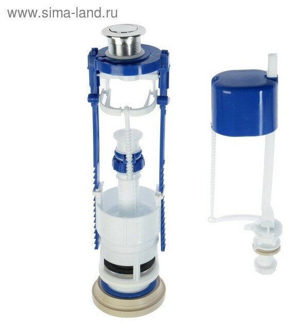 РБМ Арматура универсальная с кноп. пуском, нижней подводкой воды, плоск. донным клап. АС-17.1М RBM0АС171M