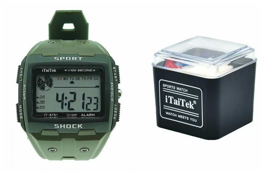 Купить Часы наручные iTaiTek IT-8781 Камуфляж/Черный за 610р. с доставкой