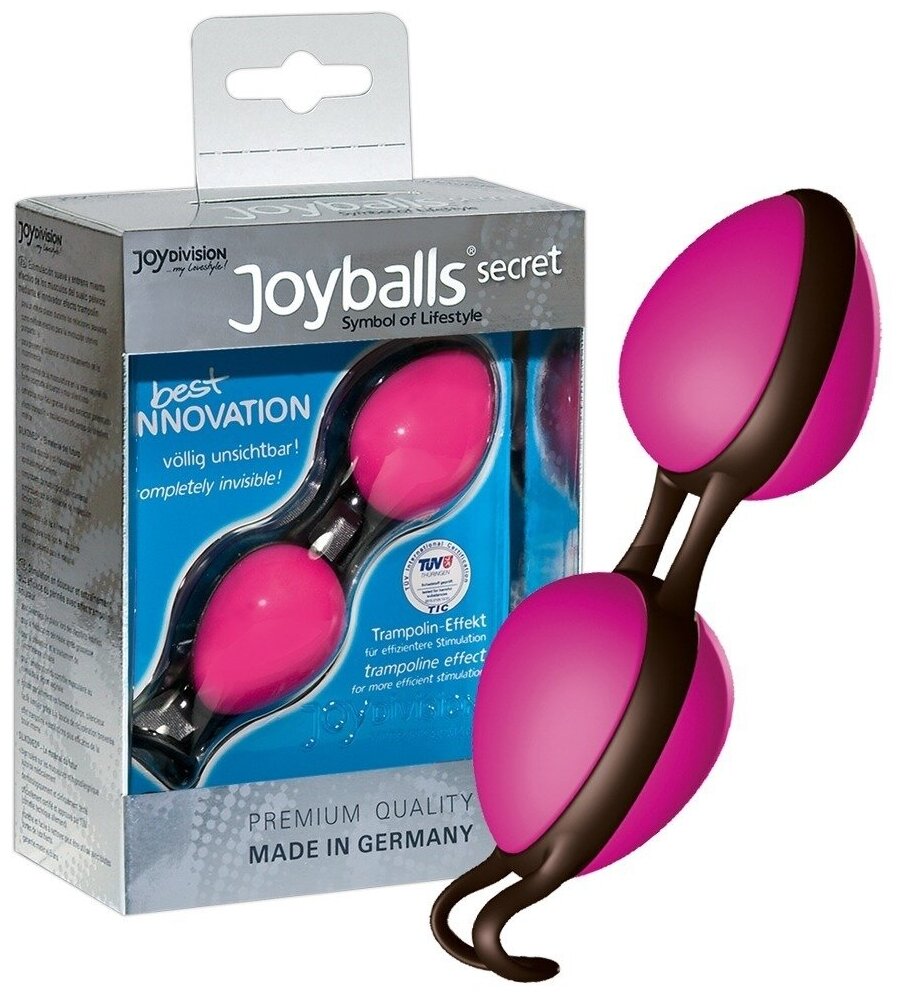 JoyDivision Вагинальные шарики Joyballs Secret розовые Вагинальные шарики