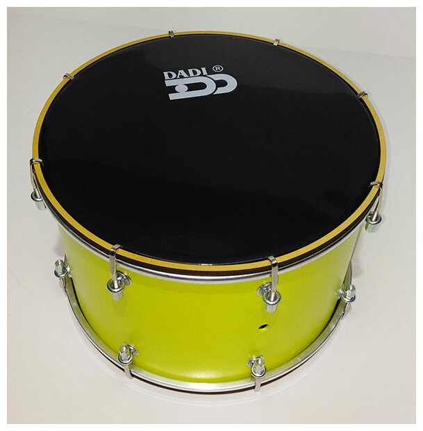 BD-10-2J Барабан 10", 25х17см, настраиваемый, двусторонний, желтый, Мастерская Бехтеревых