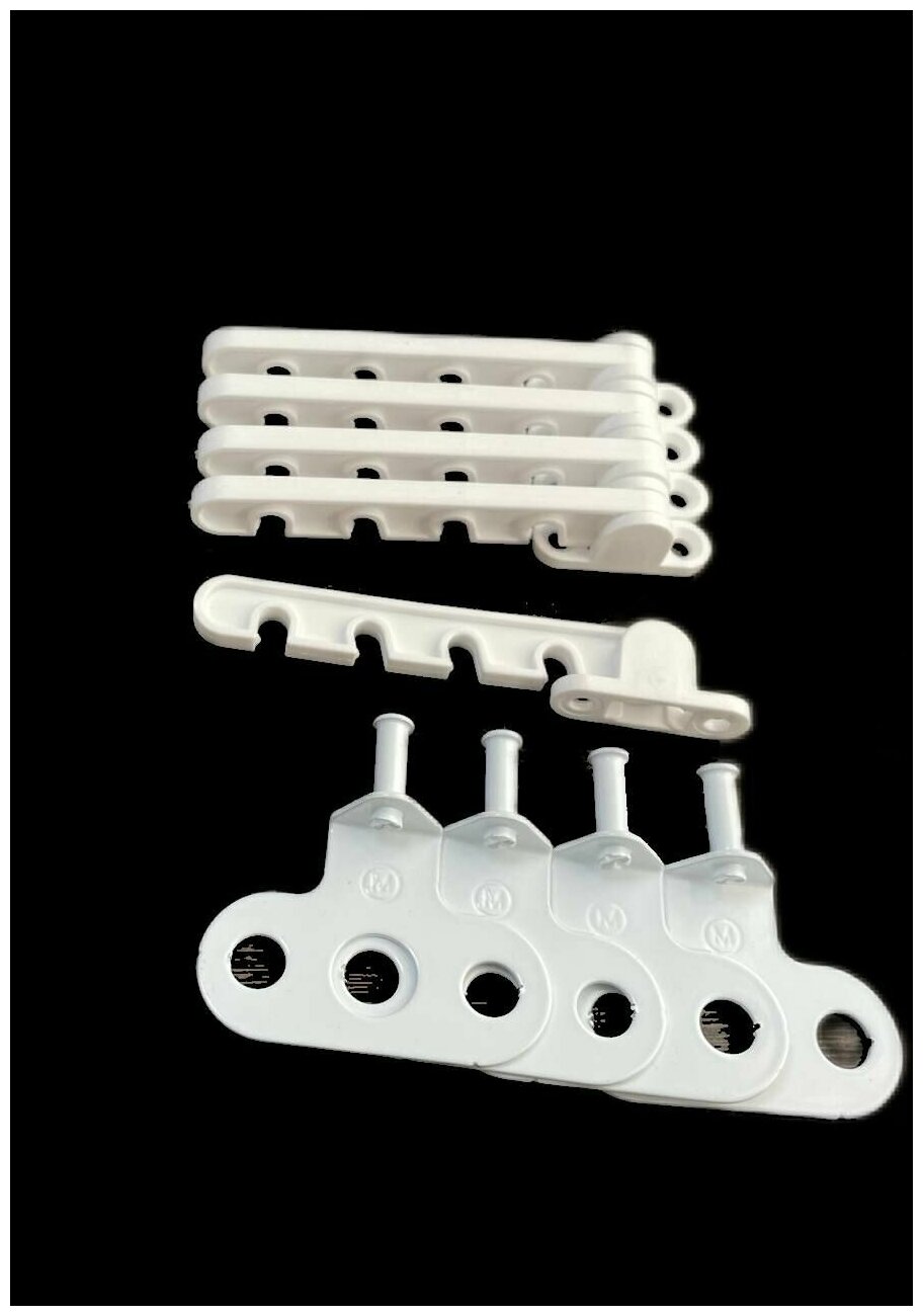 Ограничитель для окон ПВХ, 4 позиции 105мм 5шт