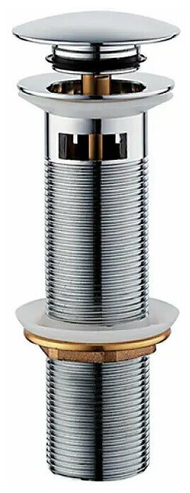 Донный клапан для раковины, бутылочный, 1" 1/4, хром, Frap, F69