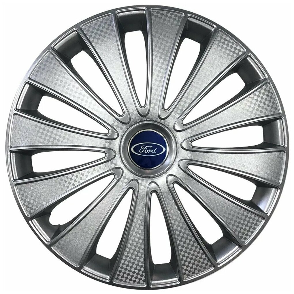 Автомобильные колпаки на диски ФОР ГМК R16", в комплекте 4 колпака