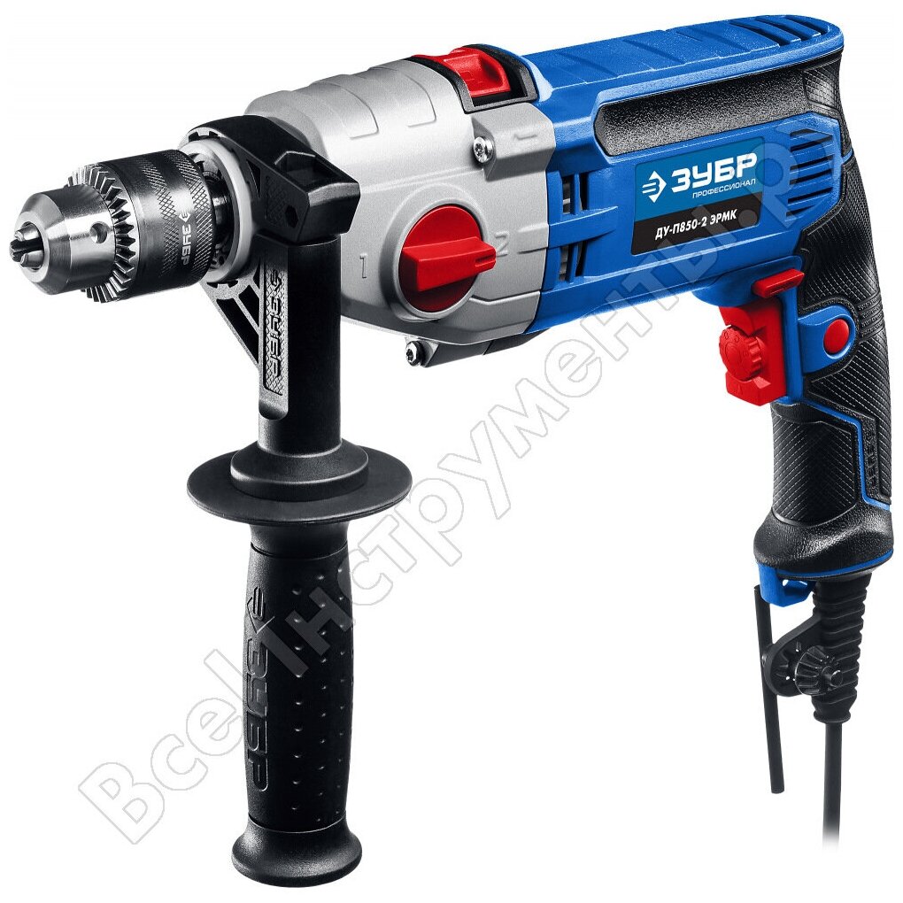 Ударная дрель Зубр профессионал ДУ-П850-2 эрмк, из литого, в эксплуатации