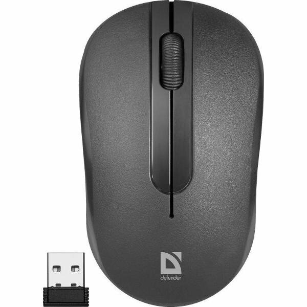 Мышь беспроводная Defender Datum MM-285 Black