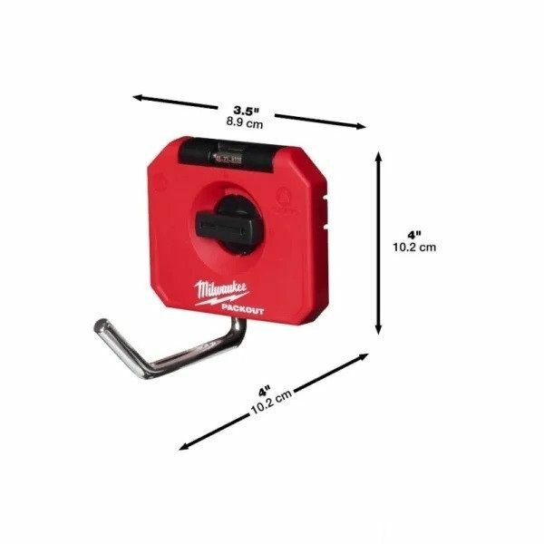 Малый прямой универсальный крюк Milwaukee PACKOUT SMALL SINGLE STRAIGHT HOOK