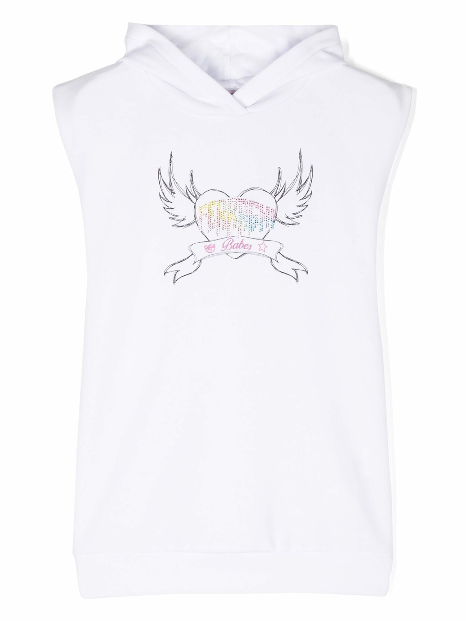 Платье Платье с капюшоном и графичным принтом