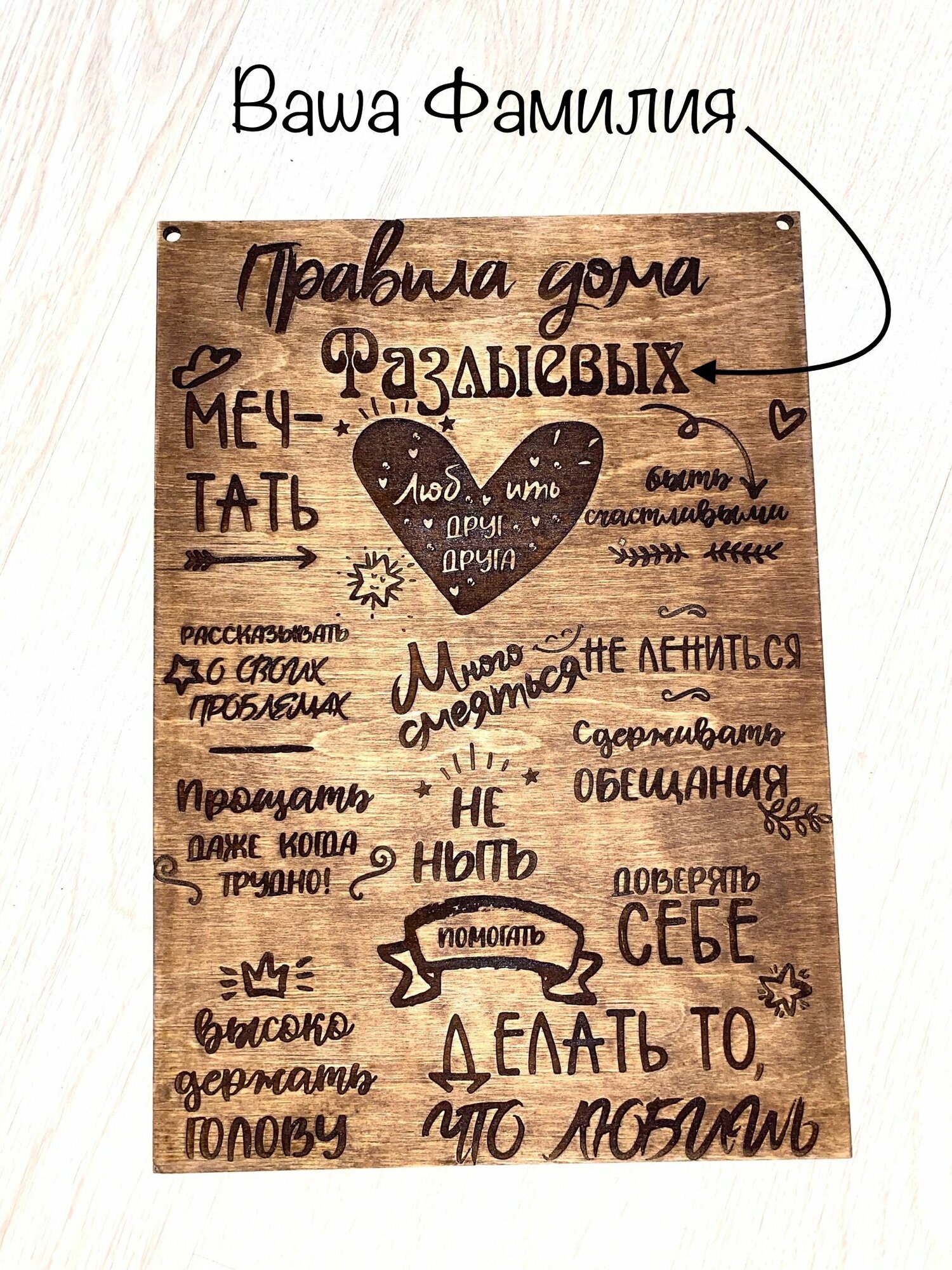 Правила дома