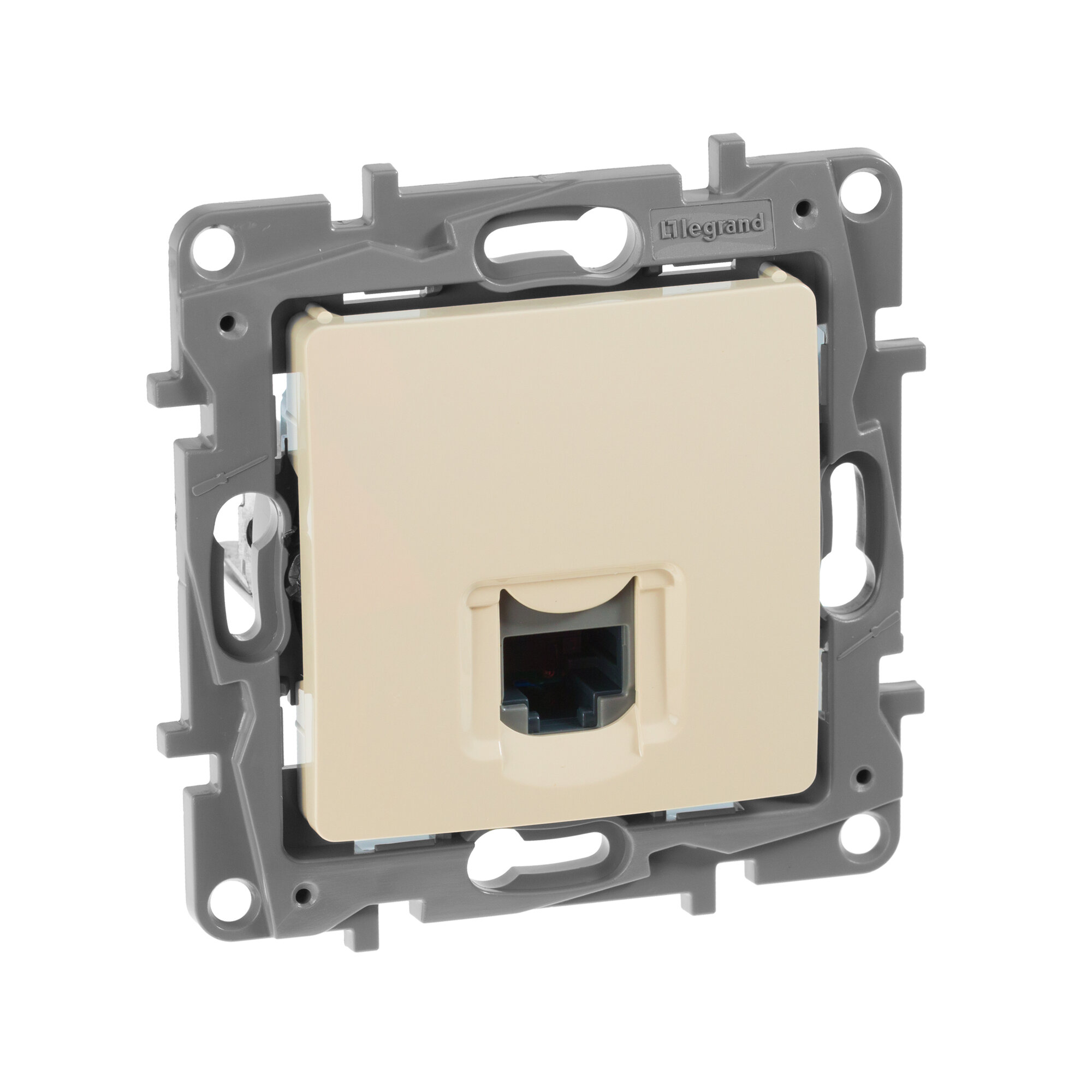 6 шт. Набор из 6 розеток Legrand Etika Слоновая кость Розетка комп (RJ45) 5 категория UTP