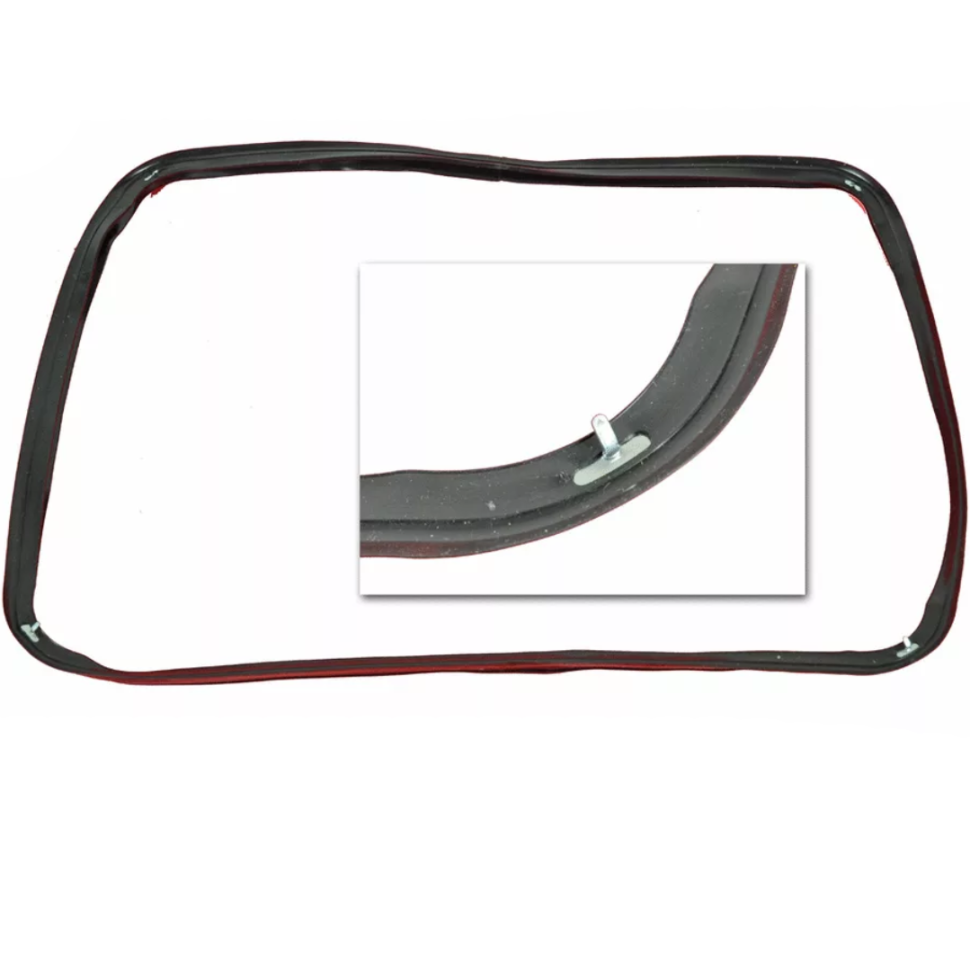 Уплотнитель двери (прокладка) духовки Indesit, Ariston, Hotpoint-Ariston, Ardo, Whirlpool, Gorenje, Asko 340x420 мм, 4 крючка COK700TC