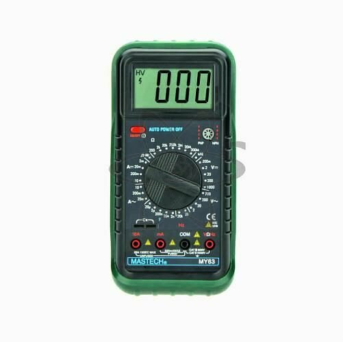 Цифровой мультиметр MY-63, автоматическое выключение, черный