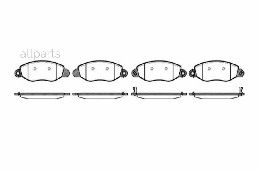 ROAD HOUSE 277212 Колодки торм. дисковые