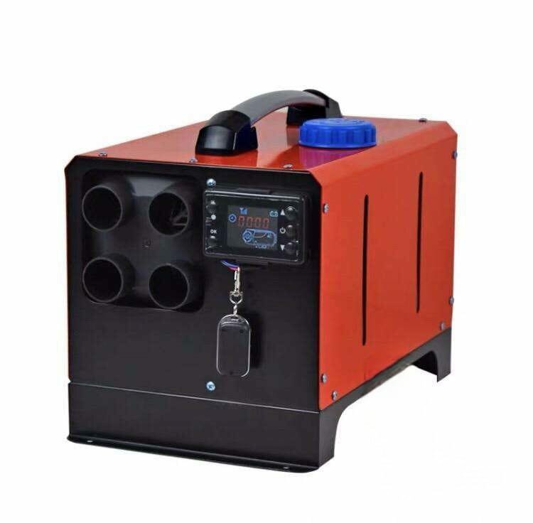 Отопитель автономный воздушный (переносной) 5kW/12V 4 выхода, металл. корпус (красный), дизель