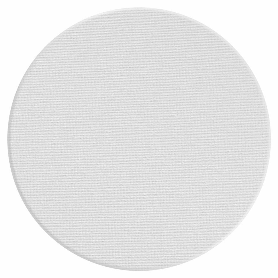 Холст на картоне Гамма "Студия", круглый, диаметр 24см, 100% хлопок, 280г/м2, мелкое зерно, 373612