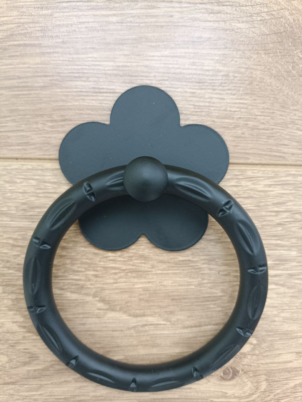 Ручка-кольцо РК-100 мод.4 сквозного монтажа (черный)