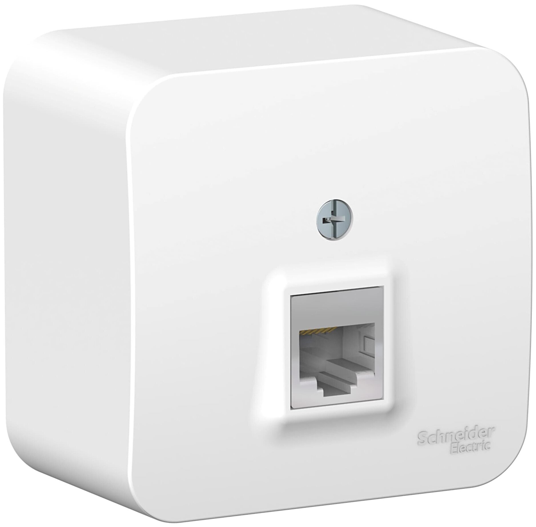 Розетки компьютерные 2( ШТ) Schneider Electric BLANCA О/У розетка компьютерная RJ45, кат.5E, белый BLNIA045001
