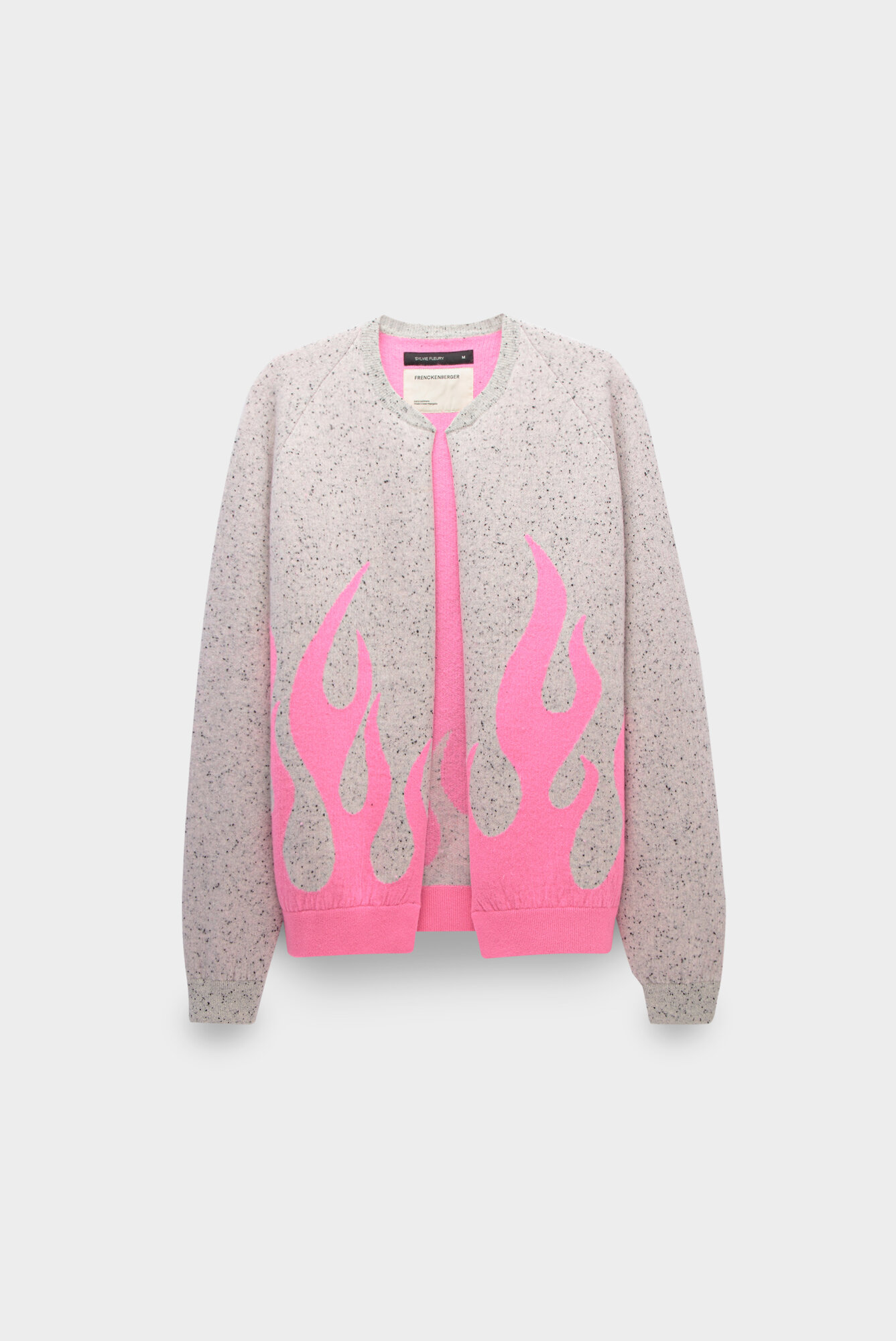 Кардиган neon pink flames