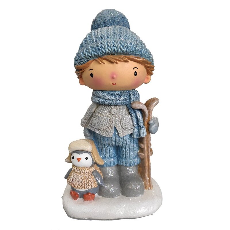 Фигура декоративная Аймо и пингвин 6х9х16см KSMR-716426/W255