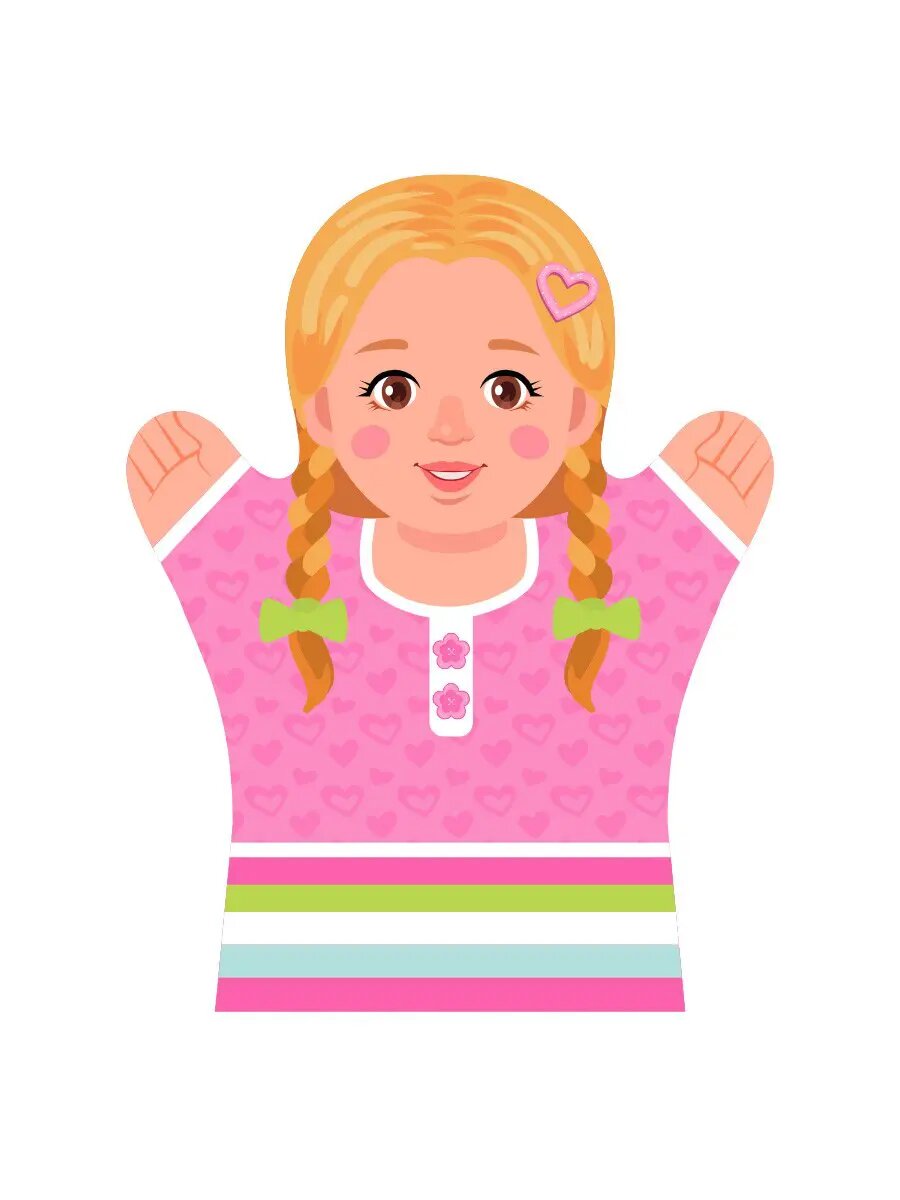 Кукольный театр Десятое королевствоКукла-перчатка Дочка Наташа 05218ДК