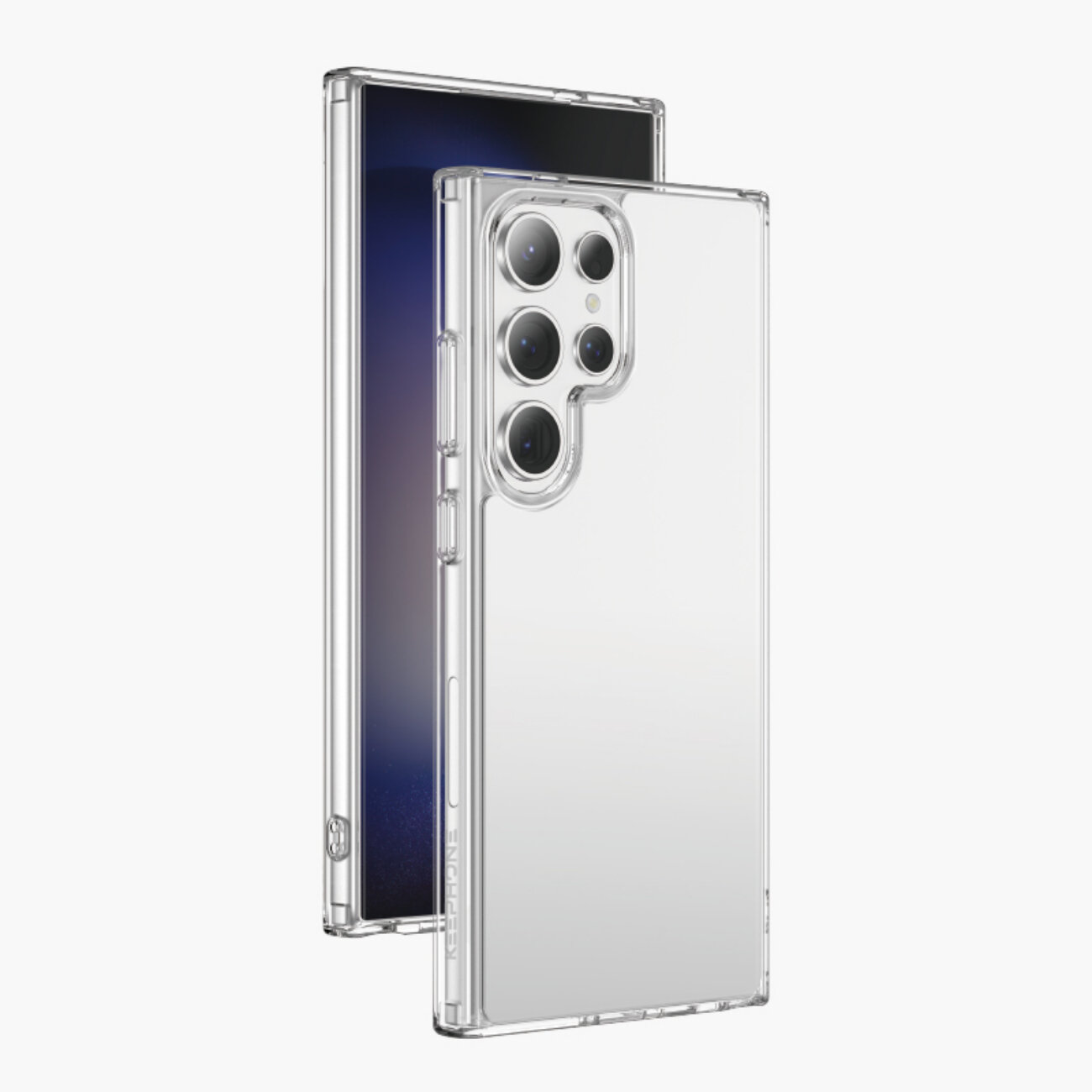 Чехол на Самсунг S25 Ultra KEEPHONE HYBRID прозрачный чехол с защитой от падений — HD clarity