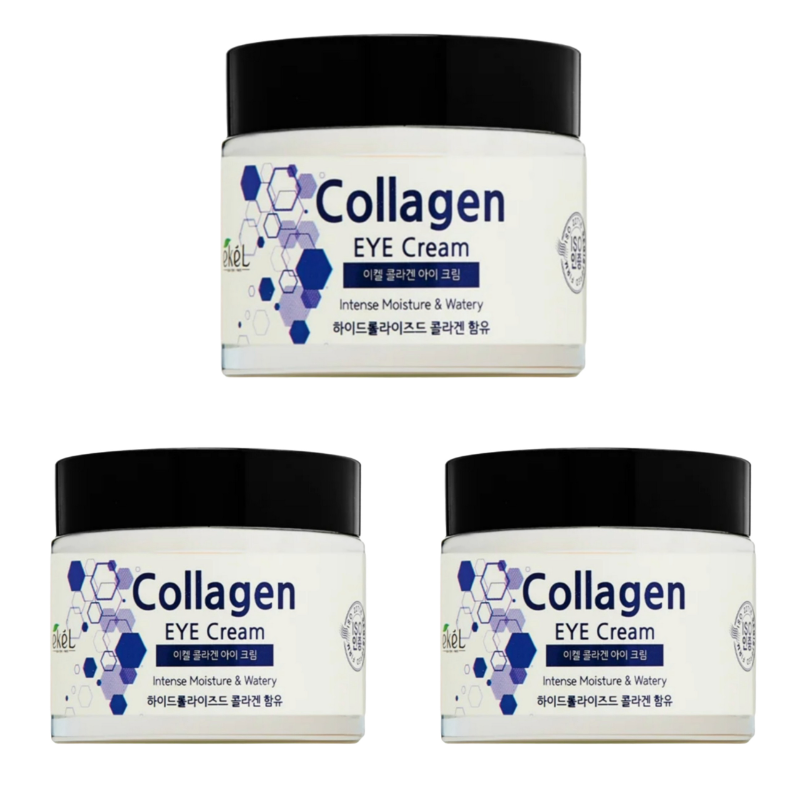Крем для век Ekel с экстрактом коллагена, 70 мл, 3 шт.