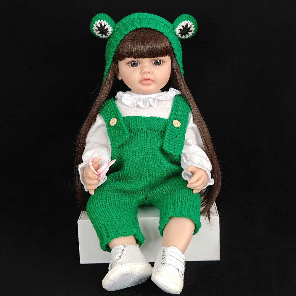 Кукла реборн Интерактивная кукла для девочки Функция русского диалога Высота 55 см