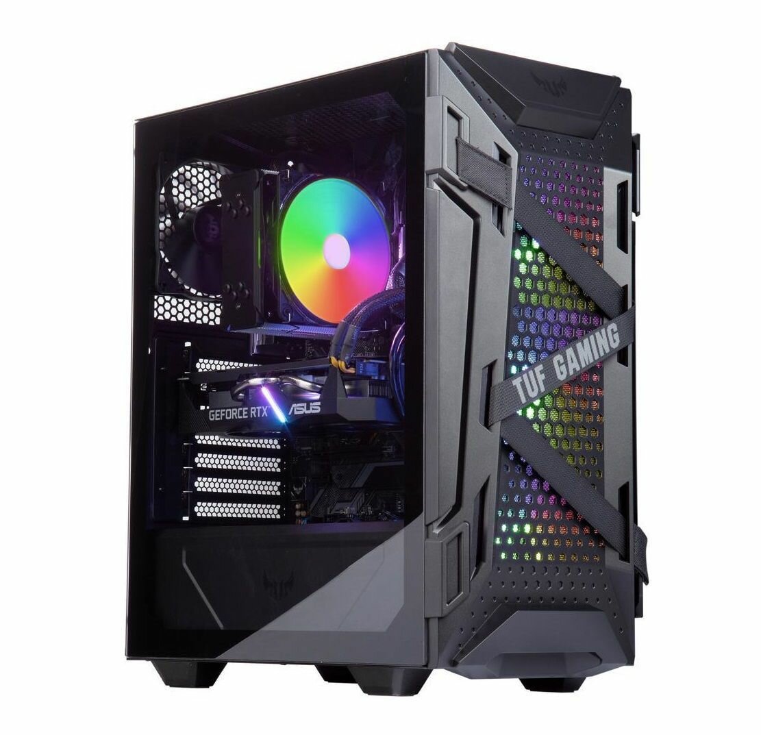 Игровой компьютер ASUS TUF GAMING 2210 (Ryzen 5 5600X, RTX 3060 12ГБ, RAM 16ГБ, SSD 1ТБ, 750W, Win 10 Pro)