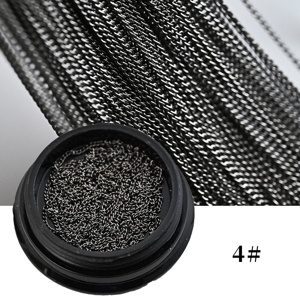 Цепочки для ногтей MAFANAILS, JS57-4, 100 см