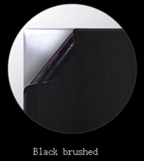 Виниловые наклейки на ноутбук KH для MSI GL75 GT73 GF76 GP76 GE76 Черный, Black brushed, GT73 GT73VR