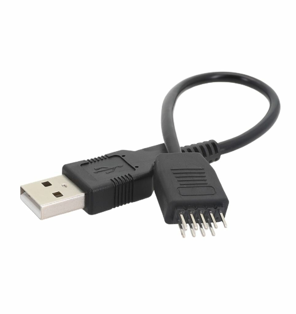 USB2.0 к 9-контактному разъему материнской платы USB A PC Кабель-удлинитель