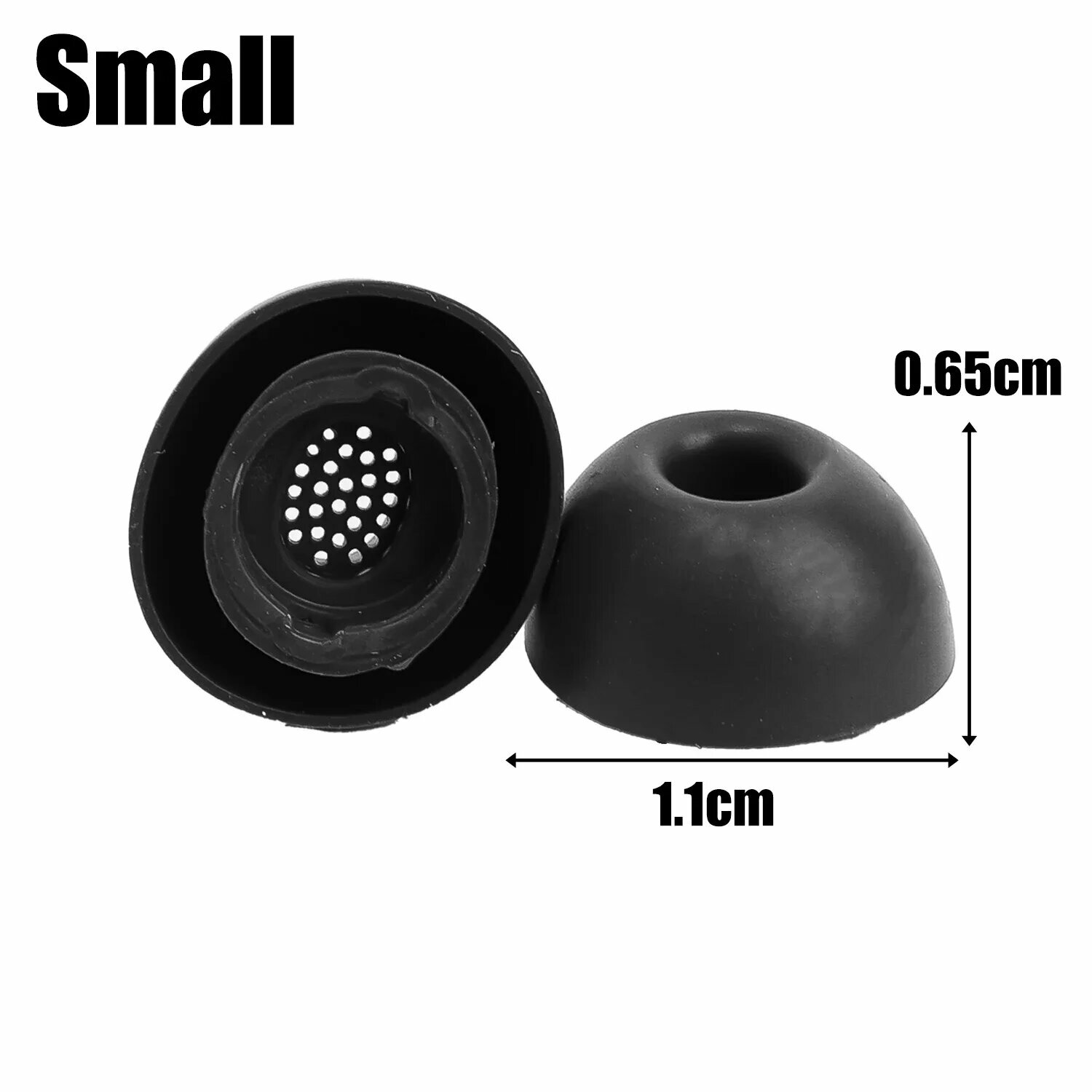 Силиконовые амбушюры BAPPSUS для Samsung Galaxy Buds 3 Pro 1Pairs, Black S