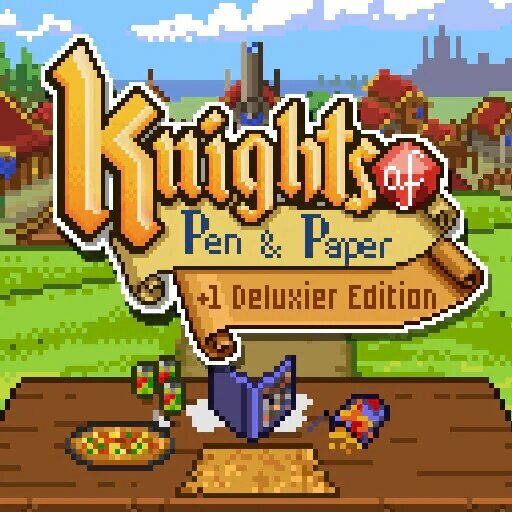 Knights of Pen and Paper +1 Deluxier Edition для Sony PlayStation | PS4 и PS5 | Игра навсегда | Быстрая доставка