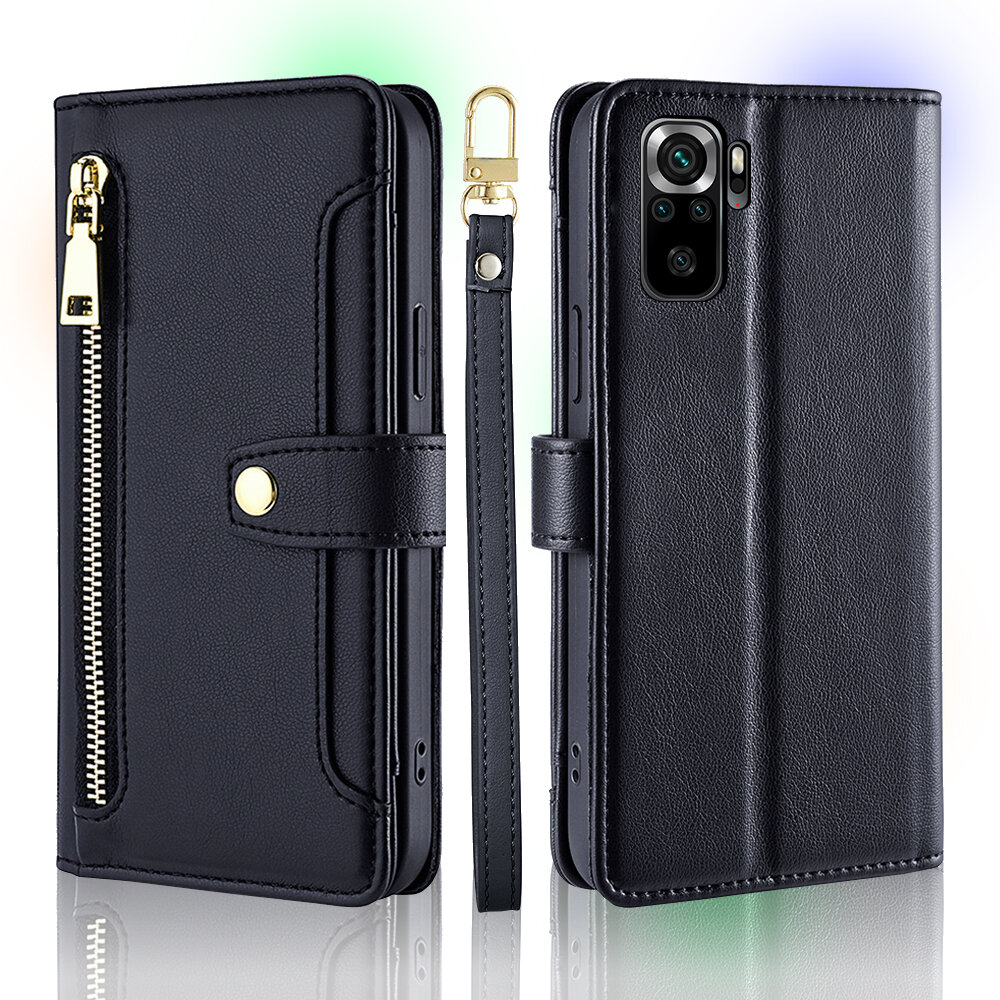 Чехол книжка на Xiaomi Poco M5s 4G/ Чехол подходит для Сяоми Поко M5s, черный