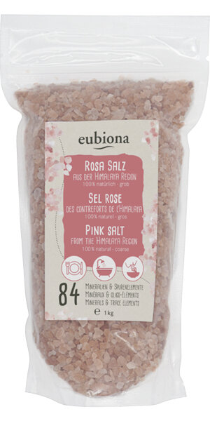 Eubiona Розовая соль из региона Гималаев - крупная 1 кг