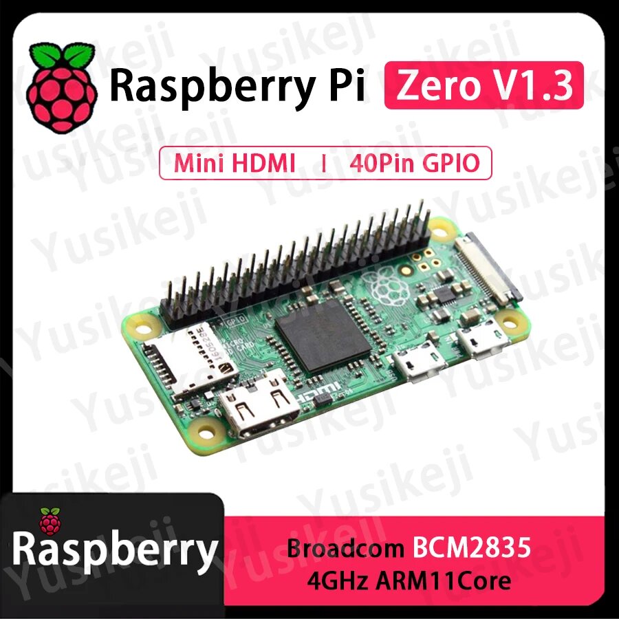 Raspberry Pi Zero v1.3 Zero-Solder, только плата — фото 1