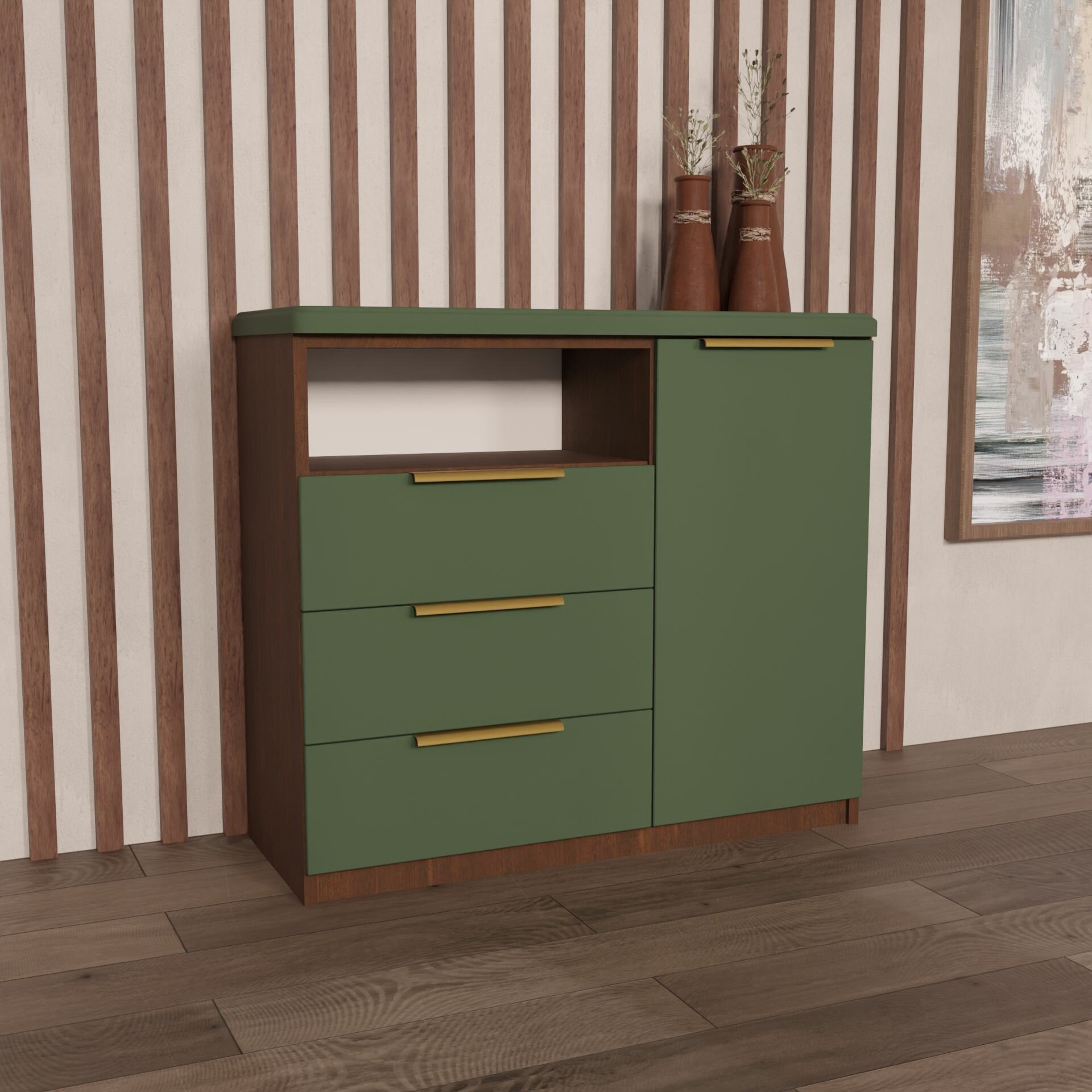 Комод 1000 Марта профильные ручки