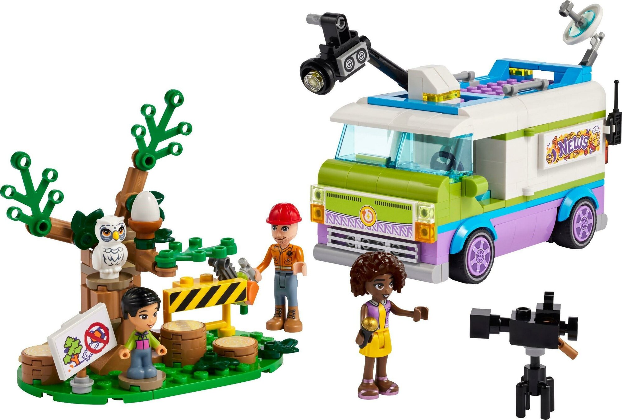 Конструктор LEGO Лего 41749 Фургон отдела новостей
