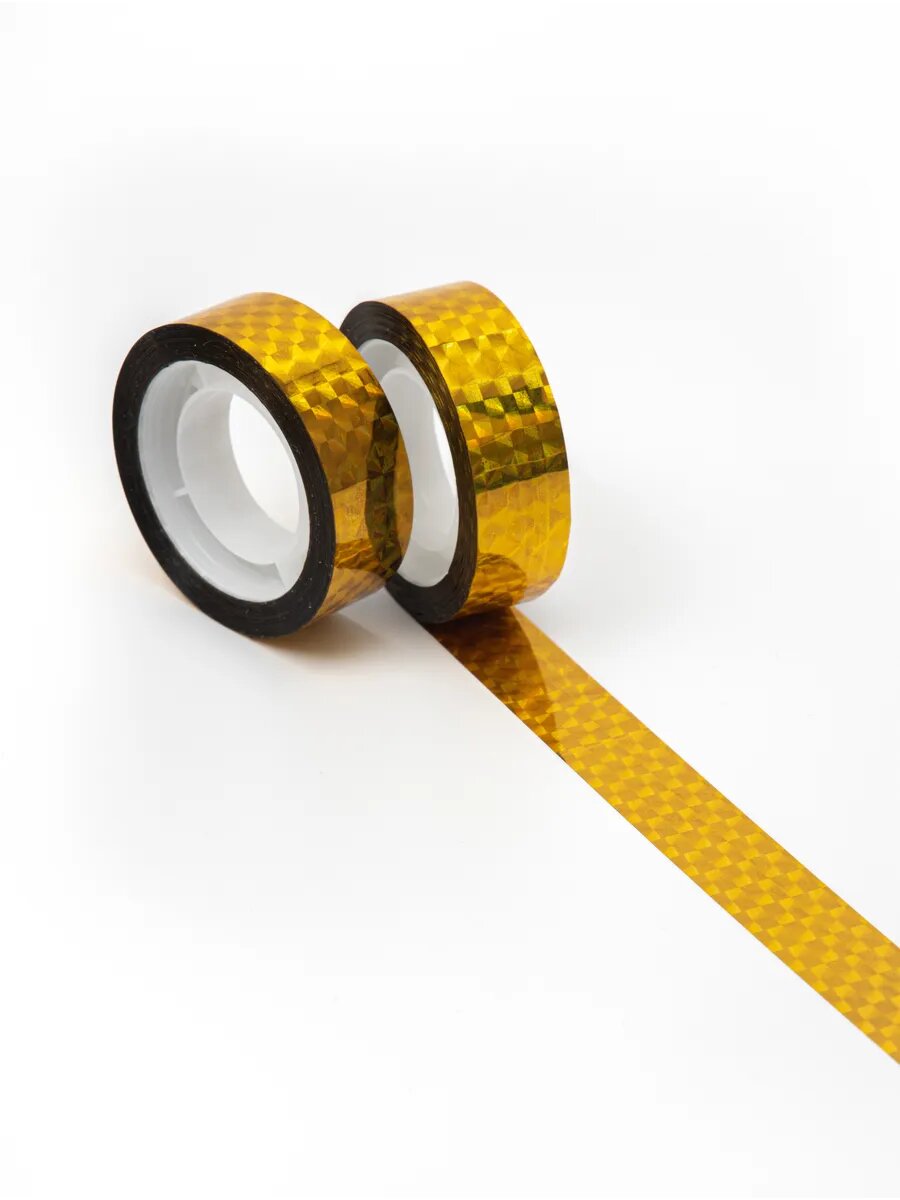 Обмотка для гимнастических обручей золотистая 2 шт