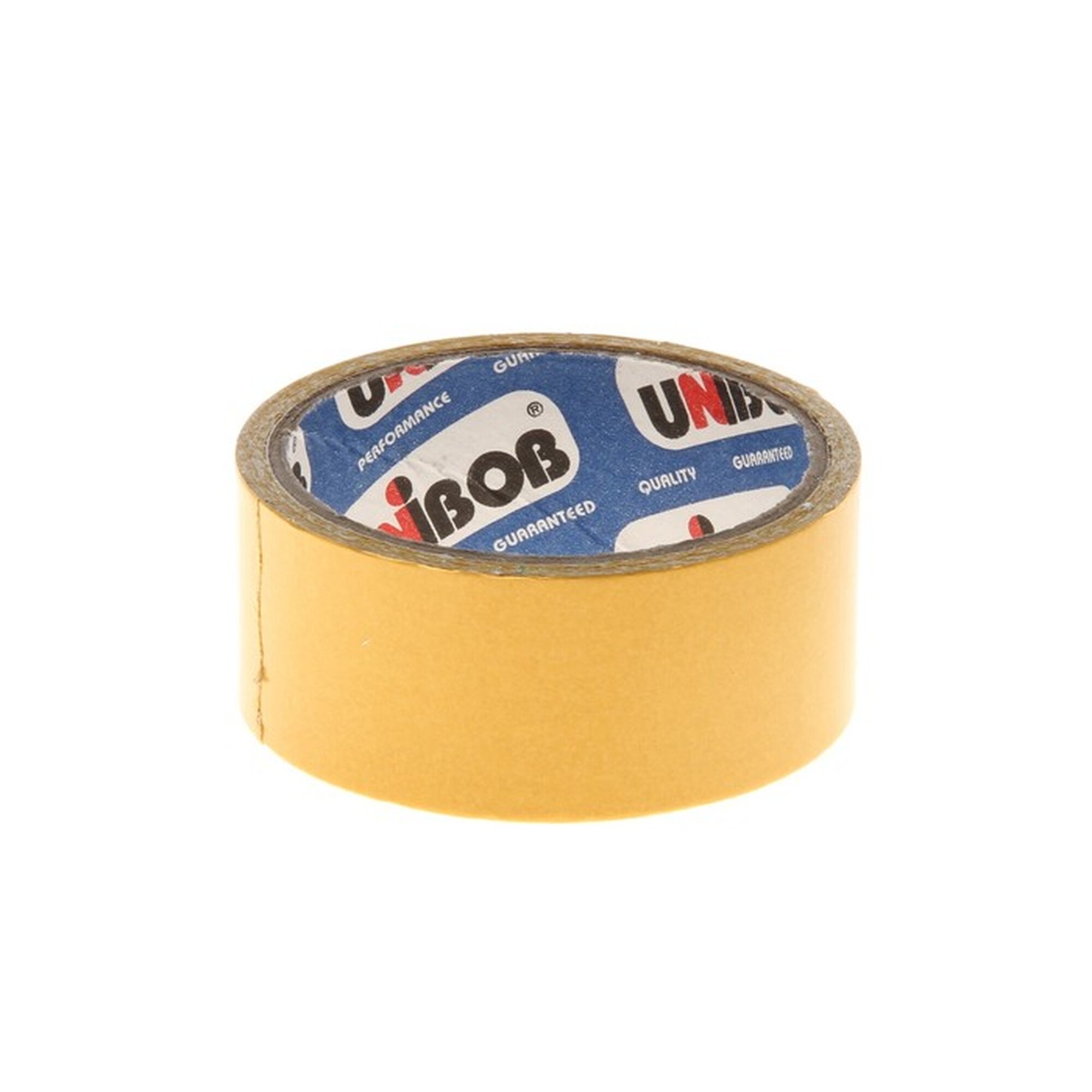 Лента клейкая UNIBOB, двусторонняя, на тканевой основе, 38 мм x 5 м
