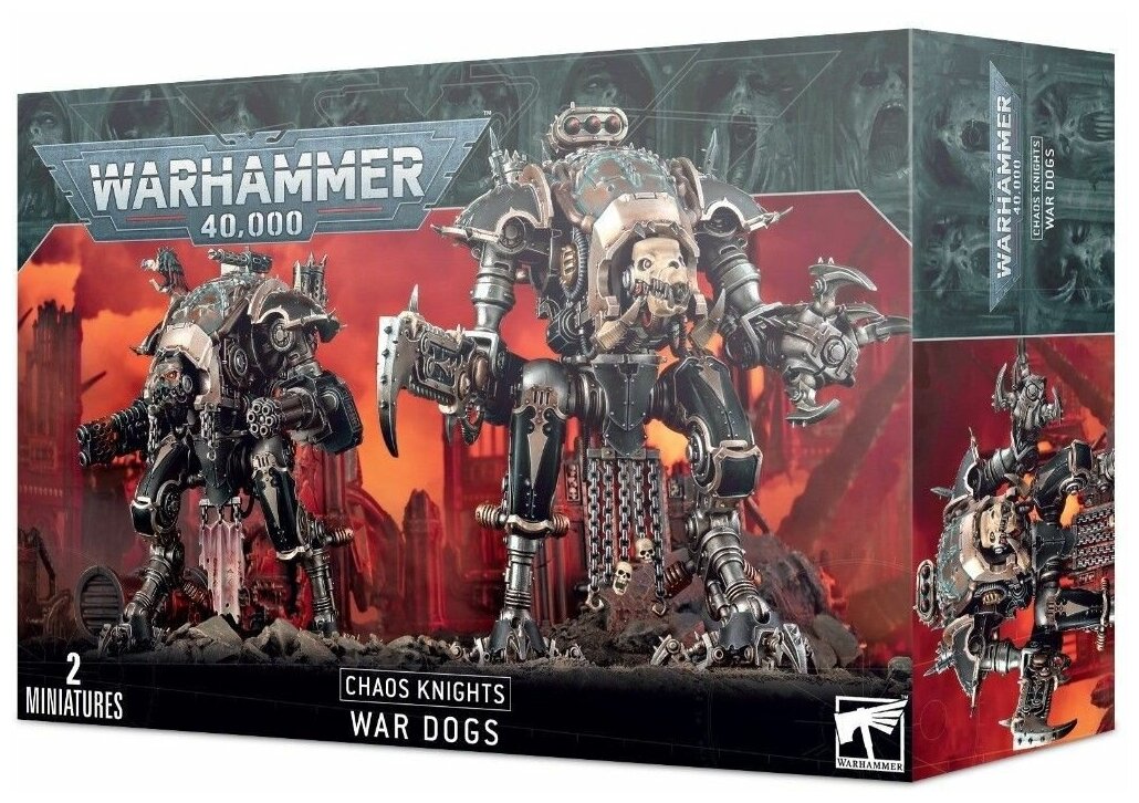 Набор миниатюр Warhammer 40000 Chaos Knights: Wardogs