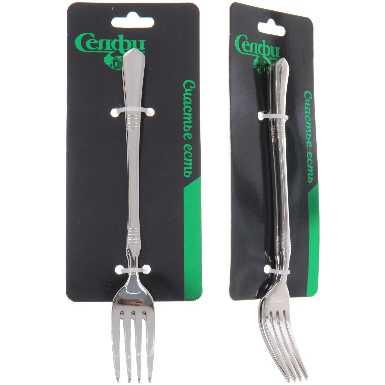 Набор десертных вилок 2шт «BARONE», нержавеющая сталь, блестящий вид