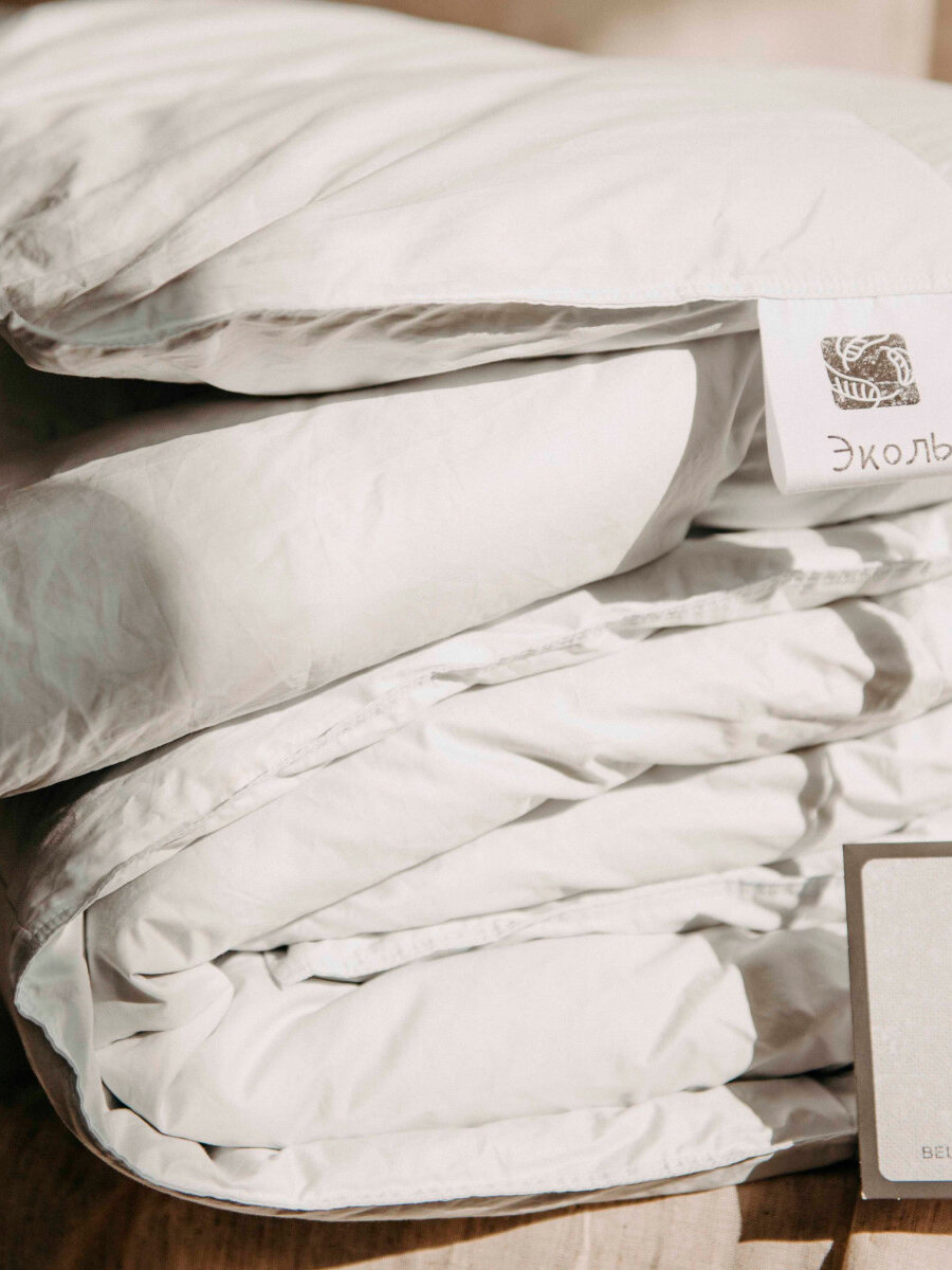 Одеяло Bel-Pol "Эколь", евростандарт, 200х220 см, легкий, воздушный, нежный