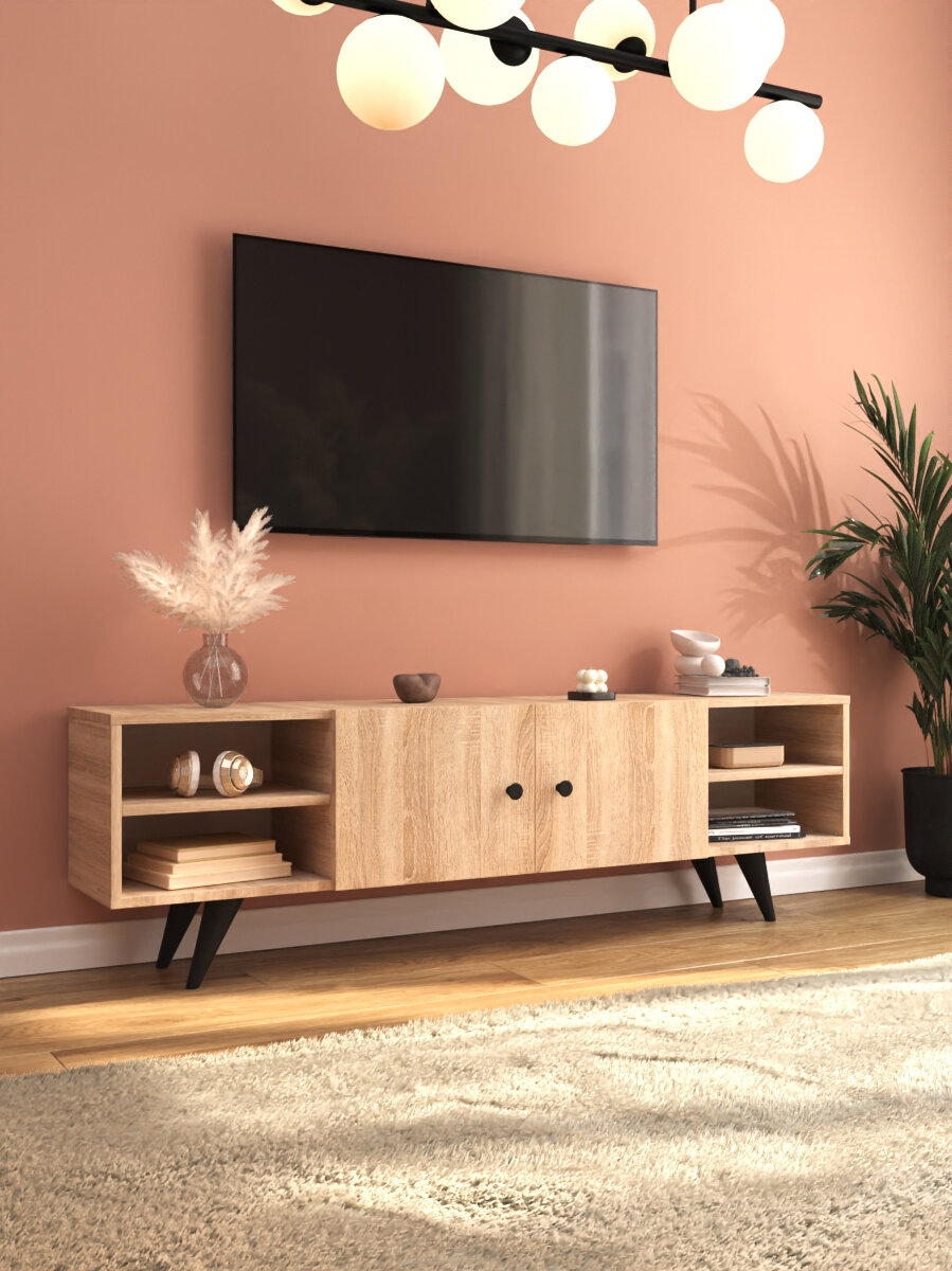 Тумба под ТВ 150 см Дуб