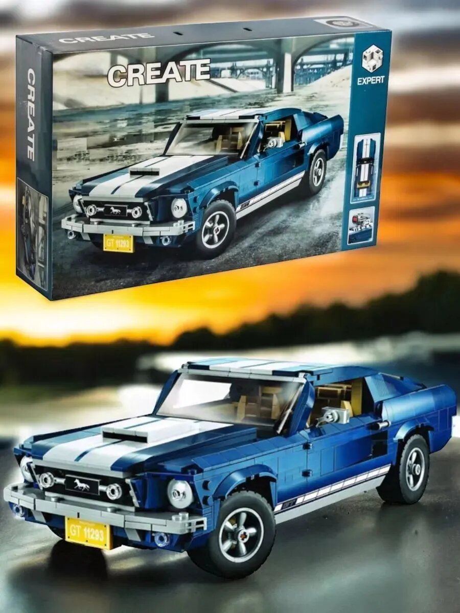 Конструктор Create Ford Mustang Форд Мустанг GT500 1967г.