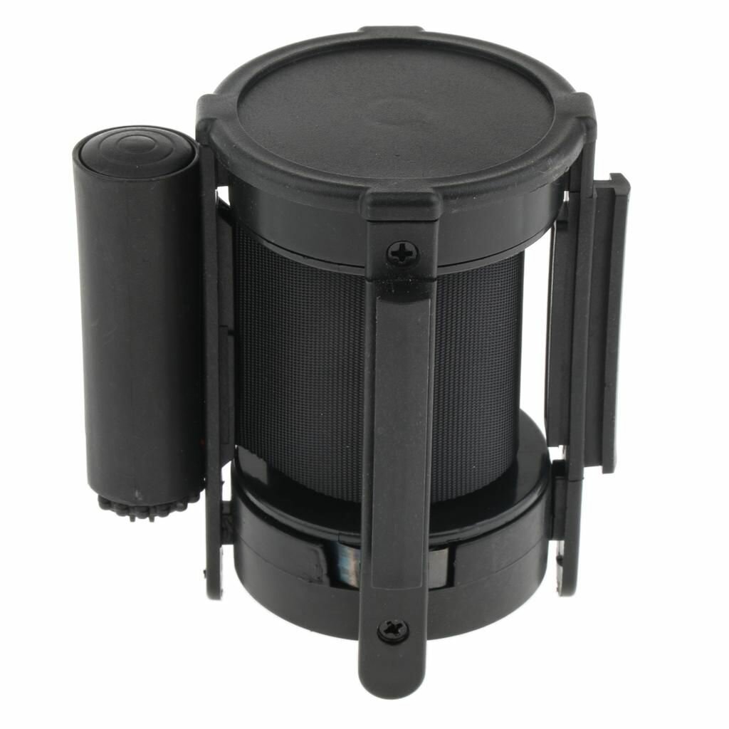 Ограждение для управления очередью, выдвижная лента 3 метра, настенное крепление, для мероприятий, черный