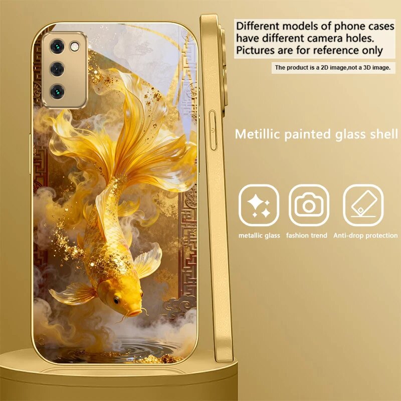 Золотая рыбка кои, чехол Galaxy S20 FE, JS-SMJ12512123